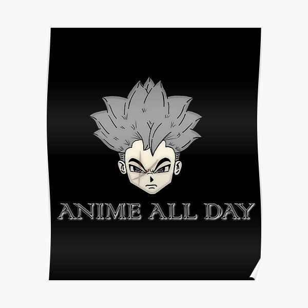 "Japanese Animation - Anime All Day for Anime Lovers" Poster for Sale ...