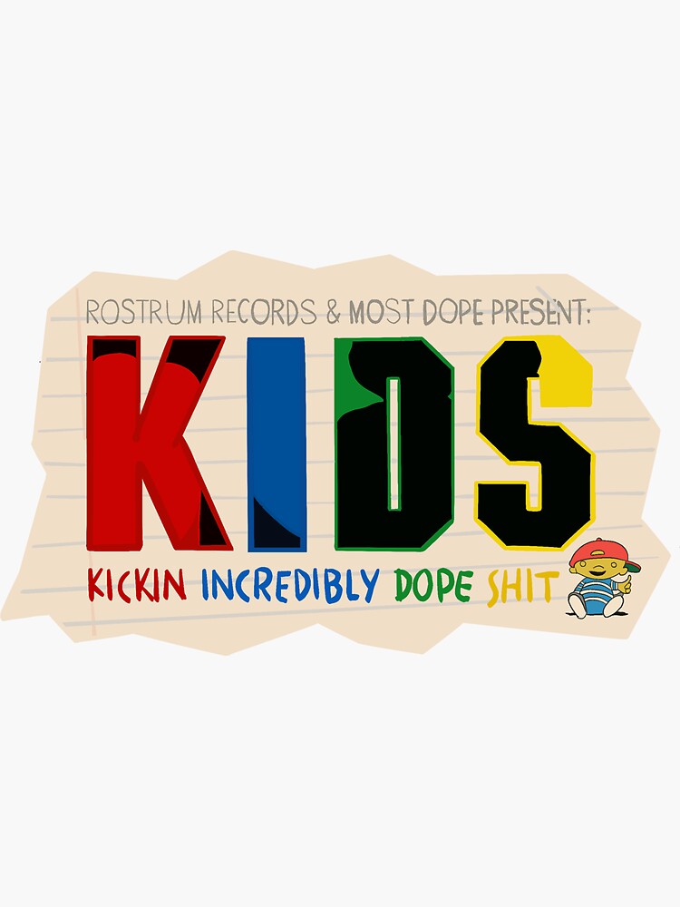 "KIDS mac miller" Sticker for Sale by maggiedbobo | Redbubble