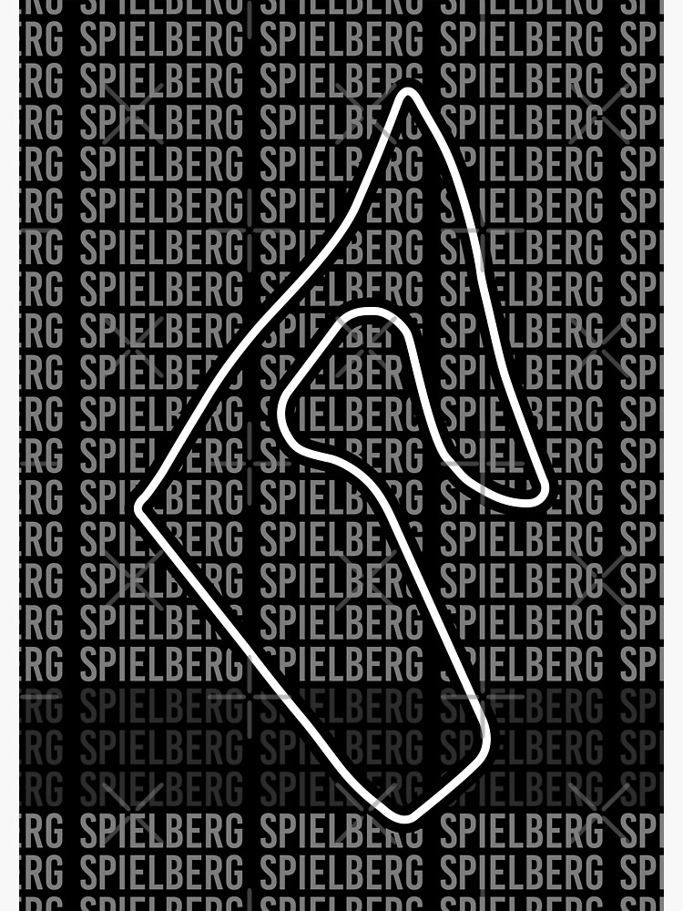 "Spielberg - F1 Circuit - Black and White" Sticker for Sale by GreazyL ...