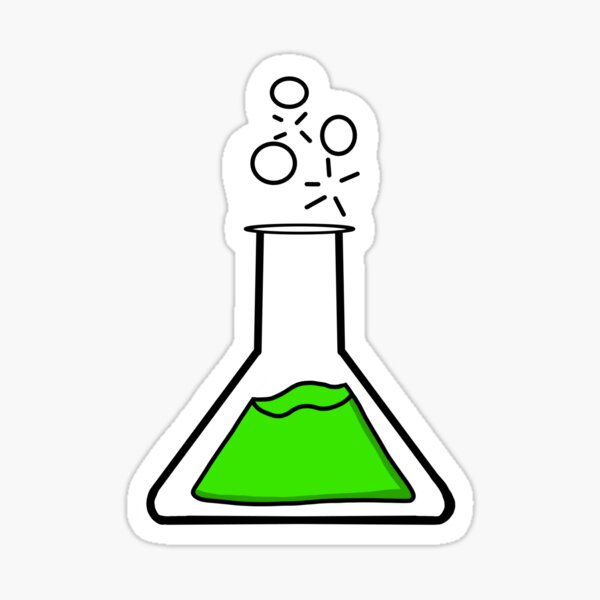 "Chemistry Beaker" Sticker for Sale by ally819 | Redbubble