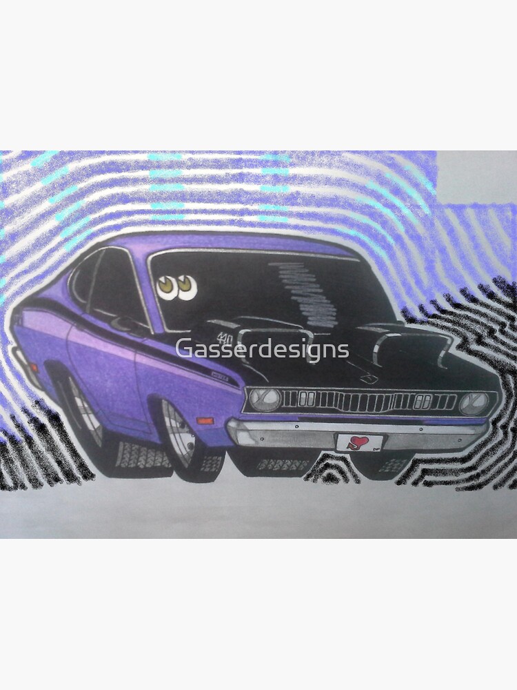 "Duster Cartoon" Sticker for Sale by Gasserdesigns | Redbubble