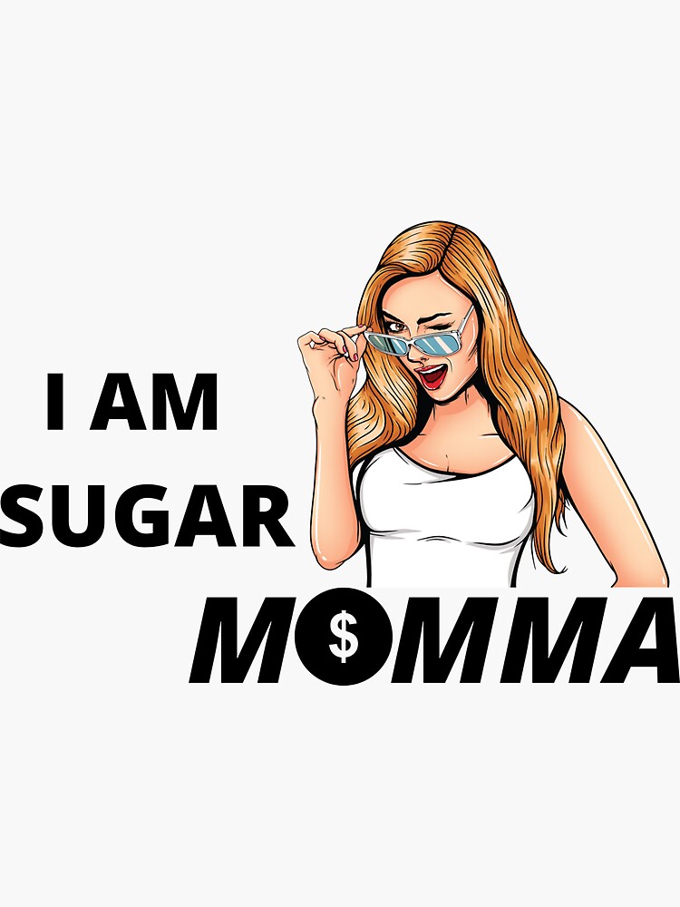 Pegatina «Camiseta YO SOY SUGAR MOMMA» de AYAofficial | Redbubble
