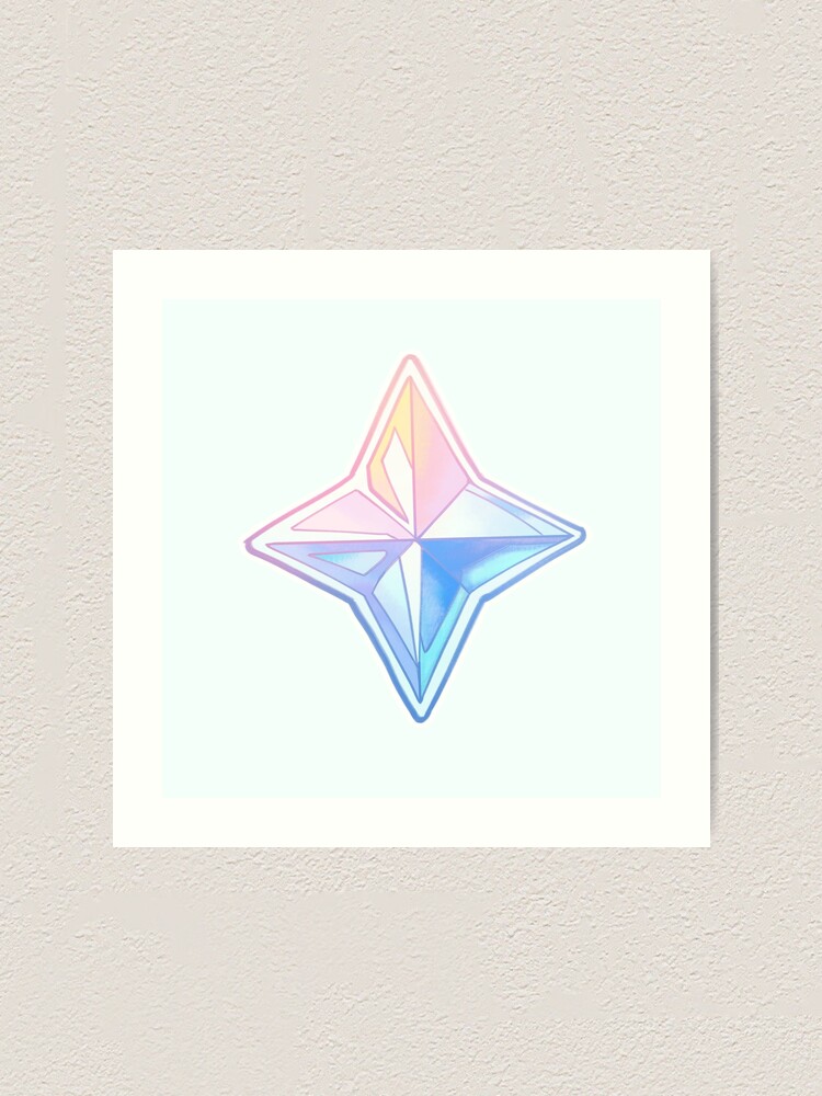 "Cute Doodle Primogem - Genshin Impact" Art Print by lostinteyvat ...