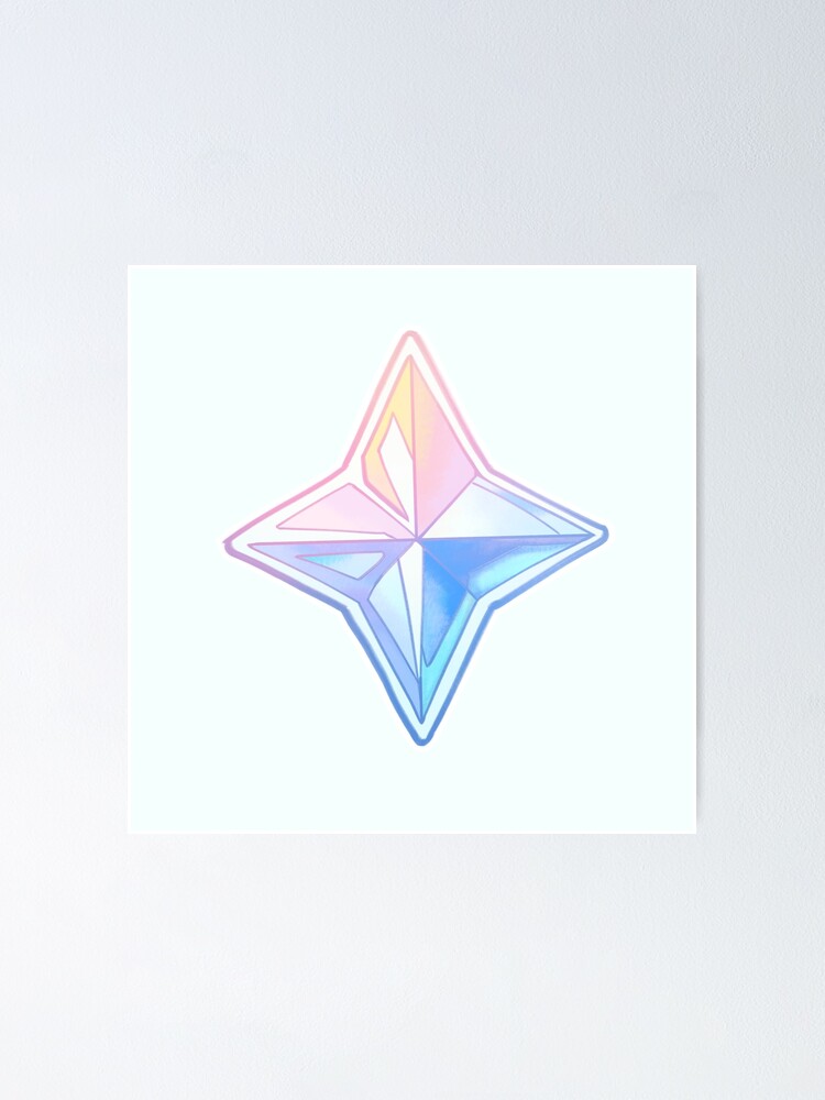 "Cute Doodle Primogem - Genshin Impact" Poster for Sale by lostinteyvat ...