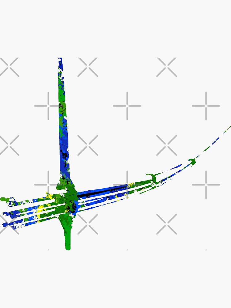 "Hmong Qeej Blue Green" Sticker for Sale by HmongDesignsByM | Redbubble