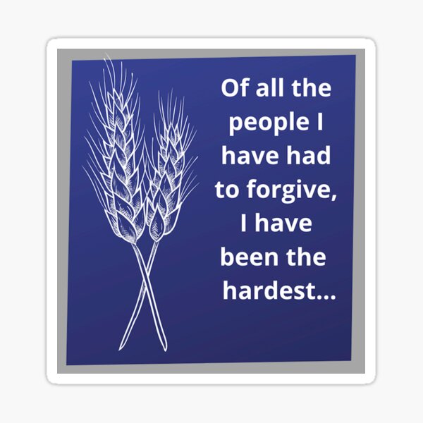 "Forgiveness" Sticker by NewFaces | Redbubble