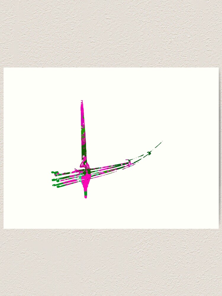 "Hmong Qeej Pink Green" Art Print for Sale by HmongDesignsByM | Redbubble