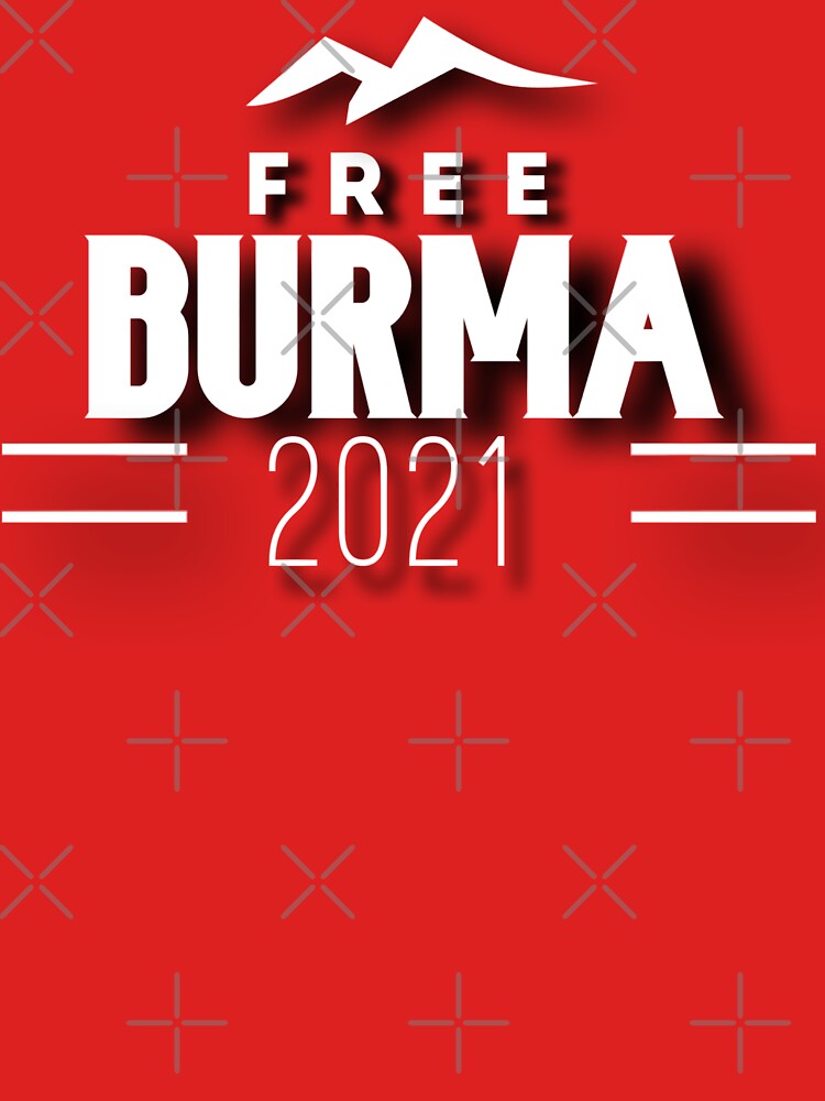 "Free Burma" T-shirt for Sale by Karenni | Redbubble | free t-shirts ...