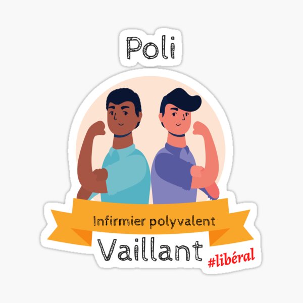 "Polite and valiant nurse" Sticker by LILI0218 | Redbubble
