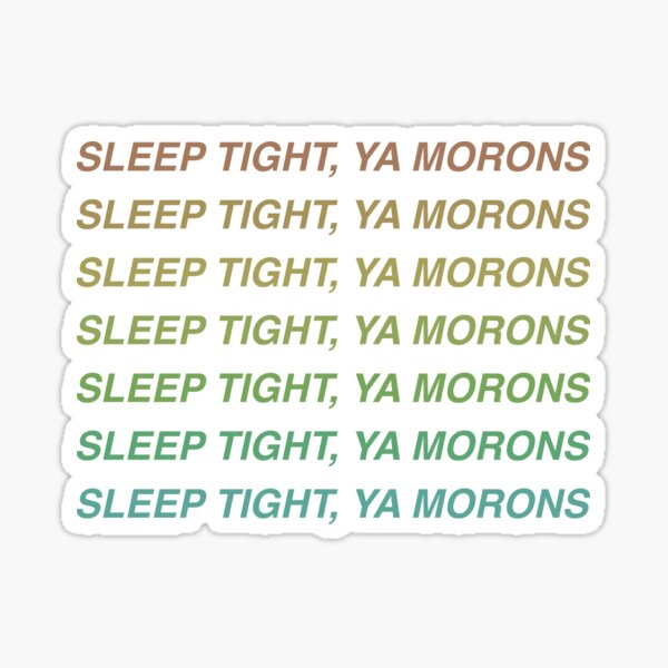 "Holden Caulfield Salinger sleep tight" Sticker for Sale by ...