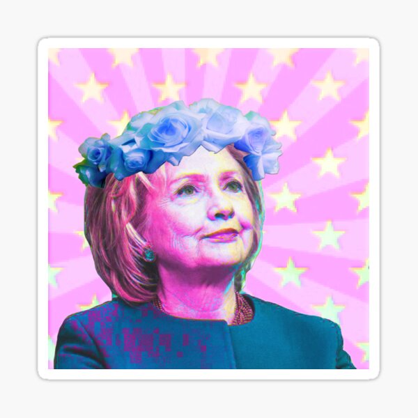 "Hillary" Sticker for Sale by rileyburks | Redbubble