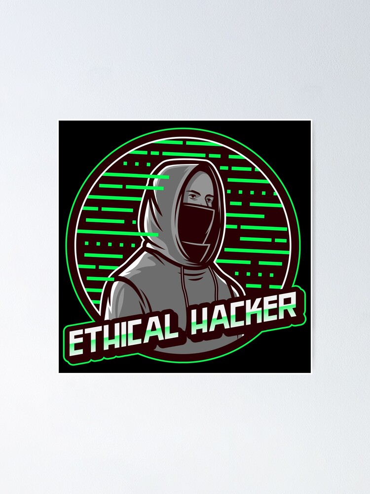 "Cyber security - Ethical Hacker" Poster by clubtee | Redbubble