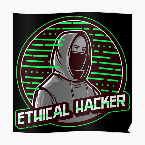 "Cyber security - Ethical Hacker" Poster by clubtee | Redbubble