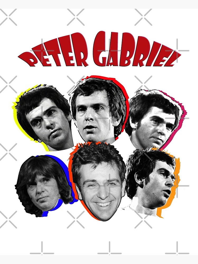 "80s Peter Gabriel collage" Poster for Sale by frippucino | Redbubble