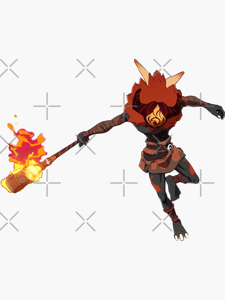 "Hilichurl Pyro Berserker" Sticker for Sale by soijedml | Redbubble