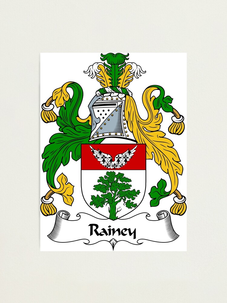 "Rainey Coat of Arms / Rainey Family Crest" Photographic Print for Sale ...
