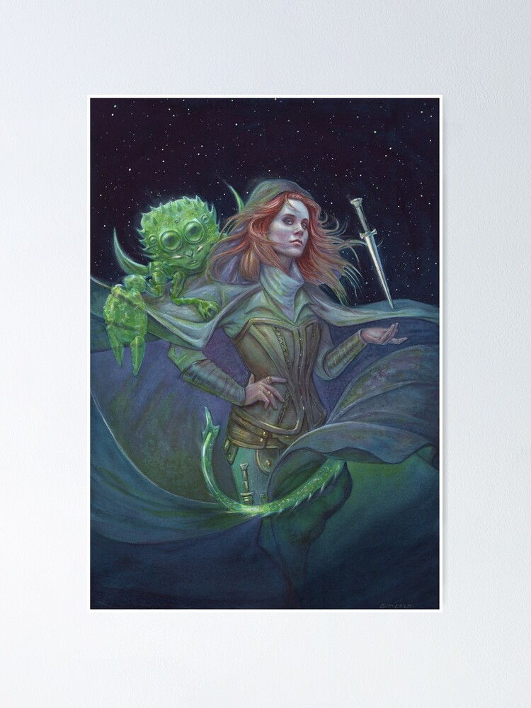 "Dalavash the Kalashtar Rogue" Poster for Sale by Artybel | Redbubble