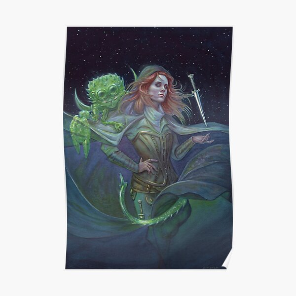 "Dalavash the Kalashtar Rogue" Poster for Sale by Artybel | Redbubble