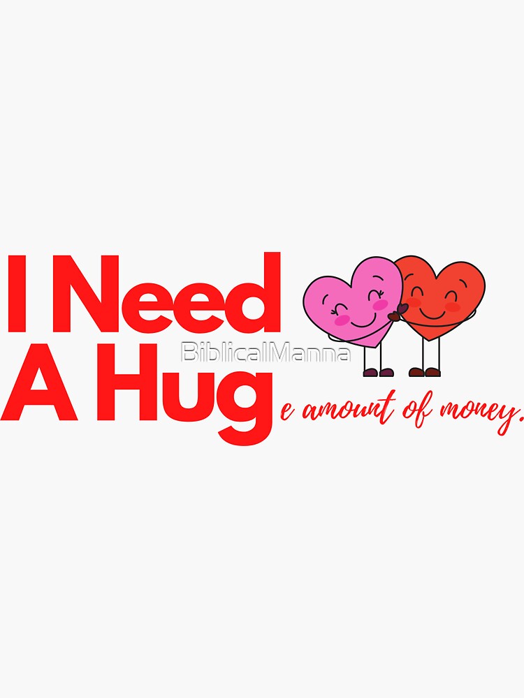 "Hug meme" Sticker for Sale by BiblicalManna | Redbubble