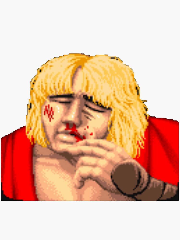 "Retro Vintage Street Fighter II Original Arcade CPS-1 Version KEN ...