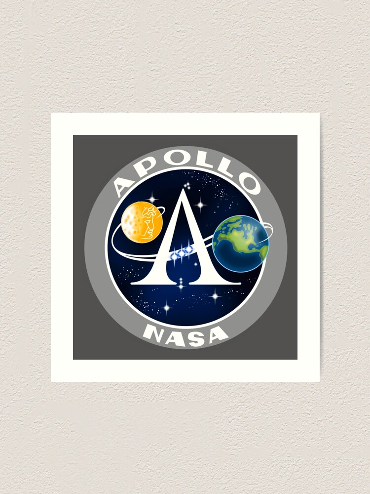 "apollo program logo" Art Print for Sale by trendistudio | Redbubble