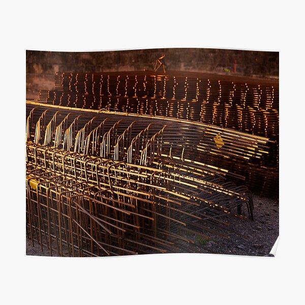 "Rusty Rebar" Poster for Sale by kezzles | Redbubble