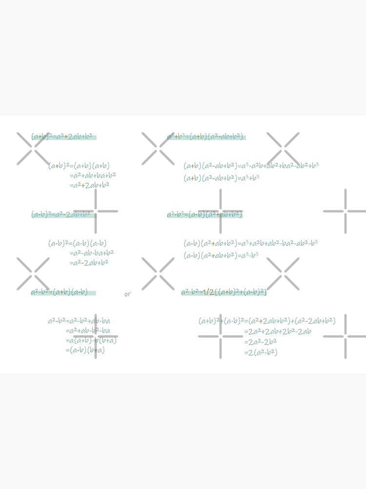 " Polynomial formulas-pack of stickers" Poster for Sale by CSouissi ...