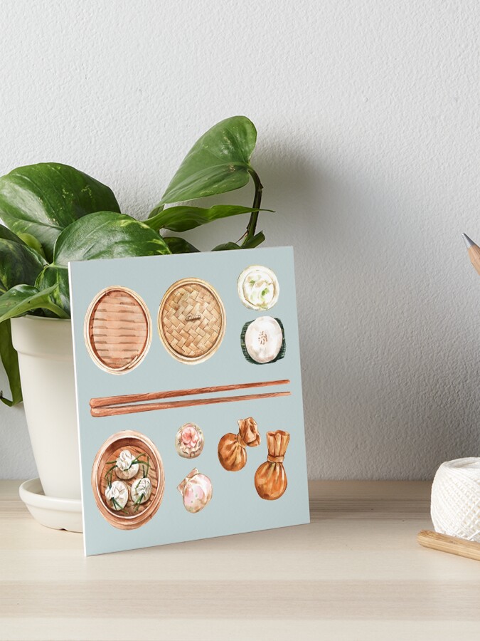 "Assorted Chinese Dim Sum" Art Board Print for Sale by Alicia Chee ...