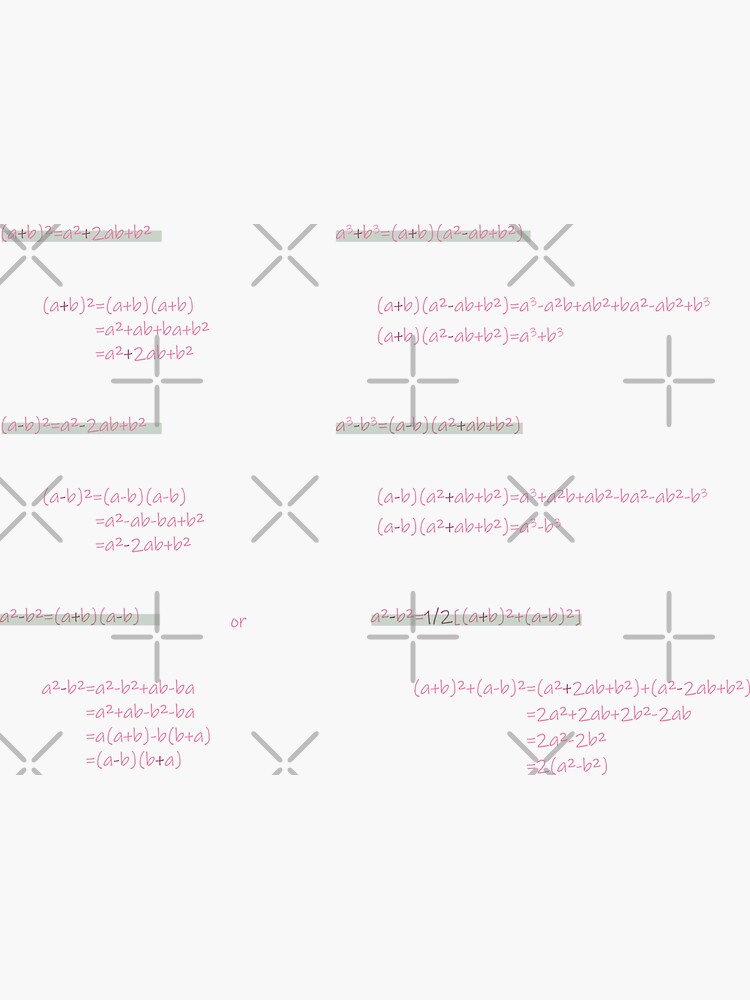 " Polynomial formulas-pack of stickers" Sticker for Sale by CSouissi ...