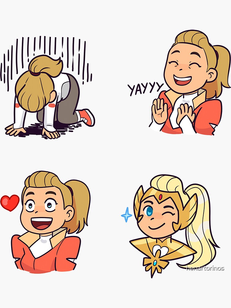 "Adora Pattern" Sticker for Sale by henartorinos | Redbubble