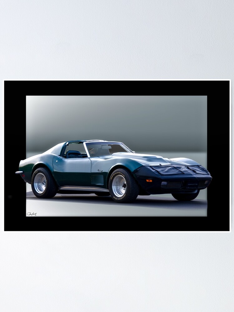 "Chevrolet C3 Corvette Stingray" Poster by DaveKoontz | Redbubble