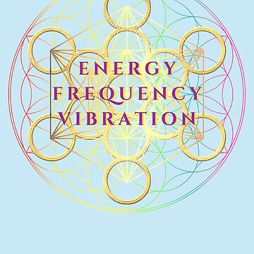 "Energy, Frequency & Vibration" Sticker for Sale by G-Cafe | Redbubble
