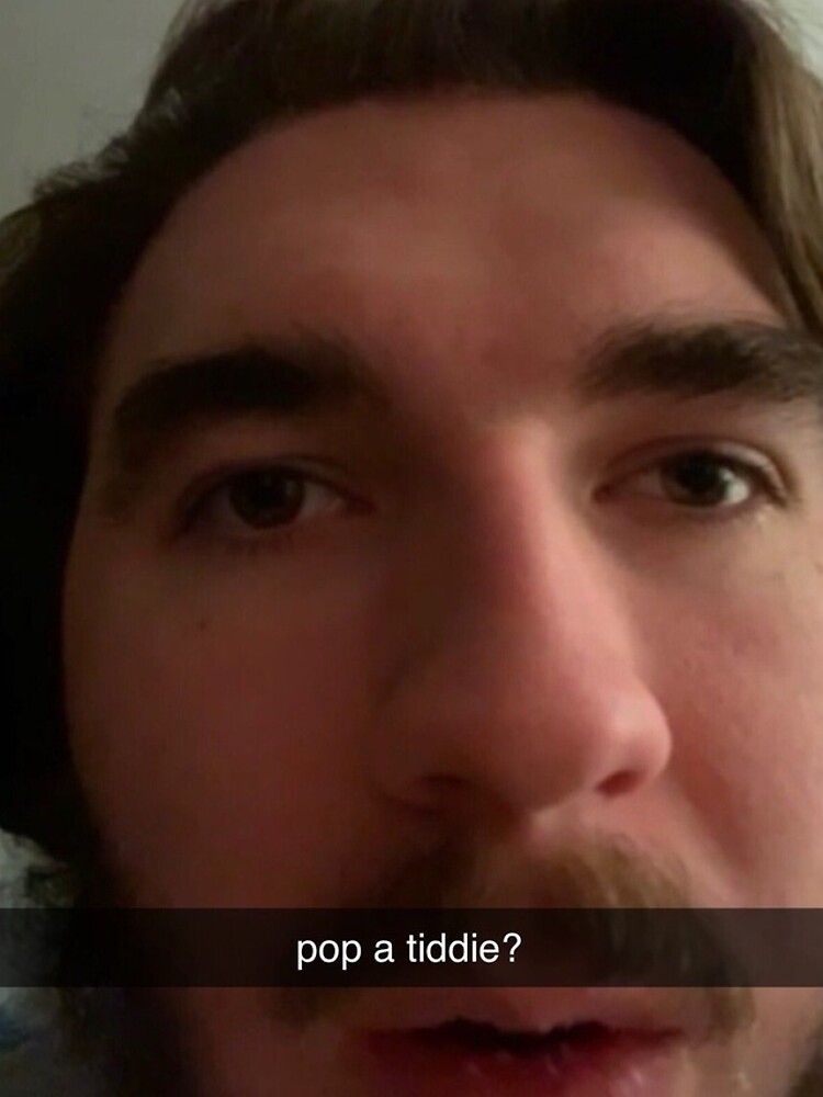 "Schlatt "Pop a tiddy?"" iPhone Case for Sale by NightSkybound | Redbubble