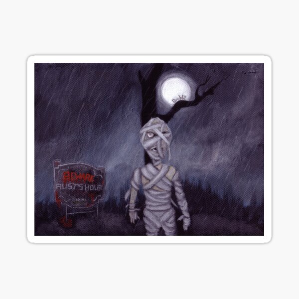 "the MUMMY RETURNS" Sticker by RUST | Redbubble