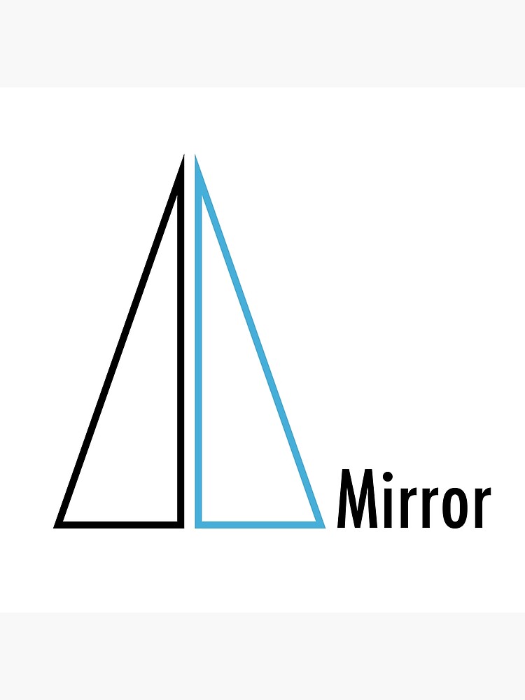 "Mirror Image Logo" Poster for Sale by Kemilkesey15 | Redbubble