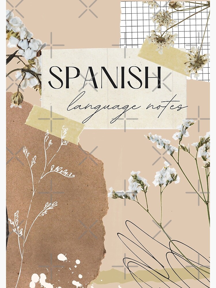 "SPANISH LANGUAGE NOTES Modern Spain Abstract" Spiral Notebook for Sale ...
