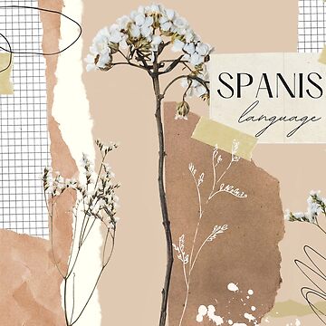 "SPANISH LANGUAGE NOTES Modern Spain Abstract" Spiral Notebook for Sale ...