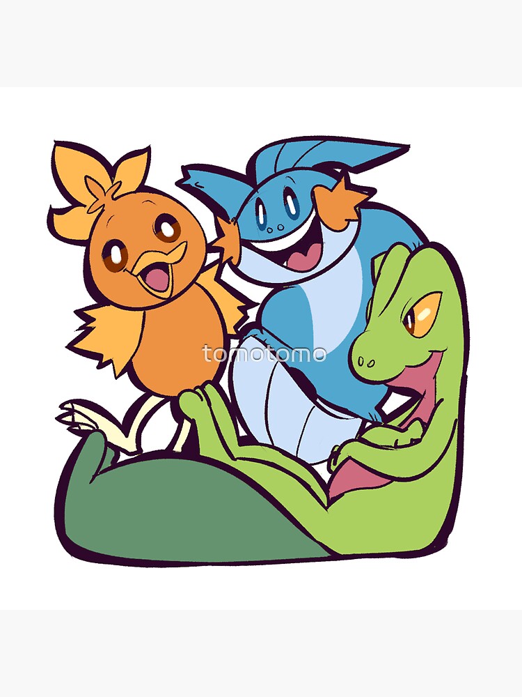 "gen 3 starters" Sticker by tomotomo | Redbubble