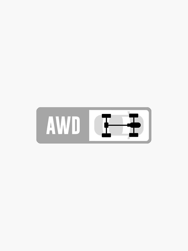 "Forza AWD" Sticker by K-Spec | Redbubble