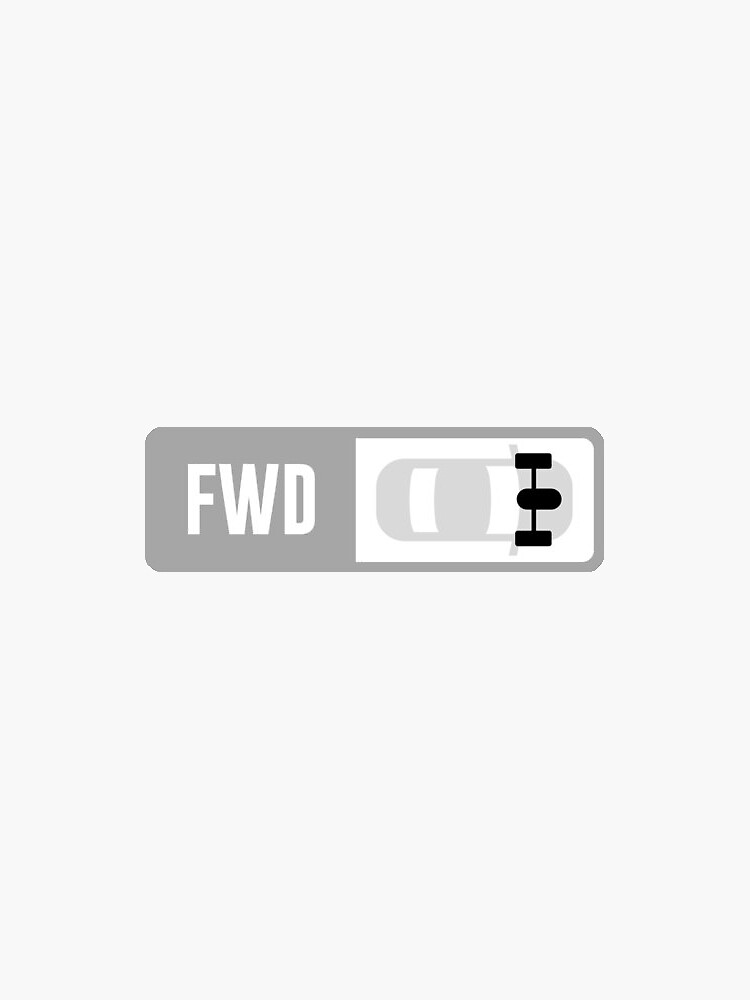 "Forza FWD" Sticker by K-Spec | Redbubble