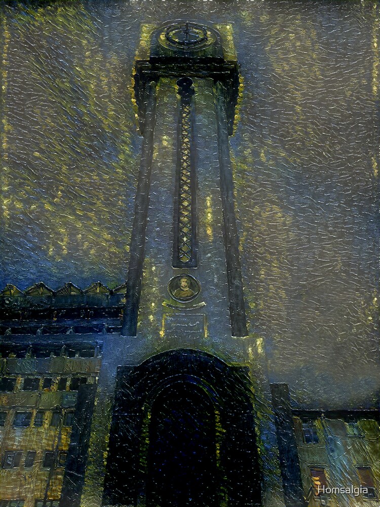 "Homs New Clock Tower - Starryriver" Sticker for Sale by Homsalgia ...