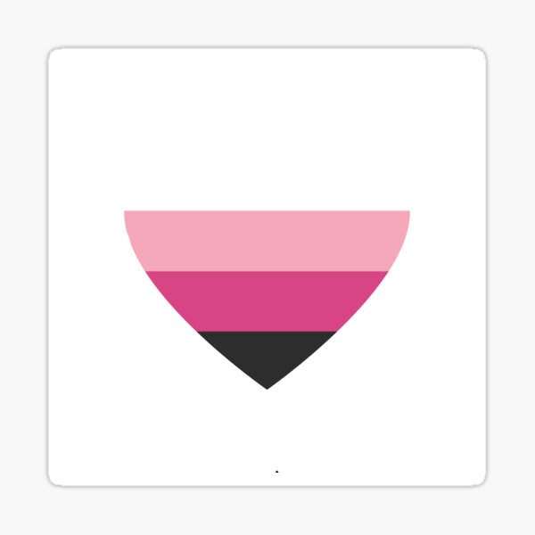 "Pride Flag Heart - Transfem Pride - White Background" Sticker for Sale ...