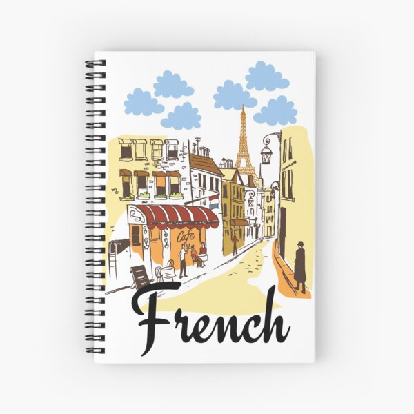 "FRENCH LANGUAGE NOTES France Retro Cute" Journal for Sale by a-little ...