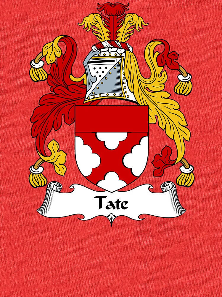 "Tate Coat of Arms / Tate Family Crest" T-shirt by ScotlandForever ...
