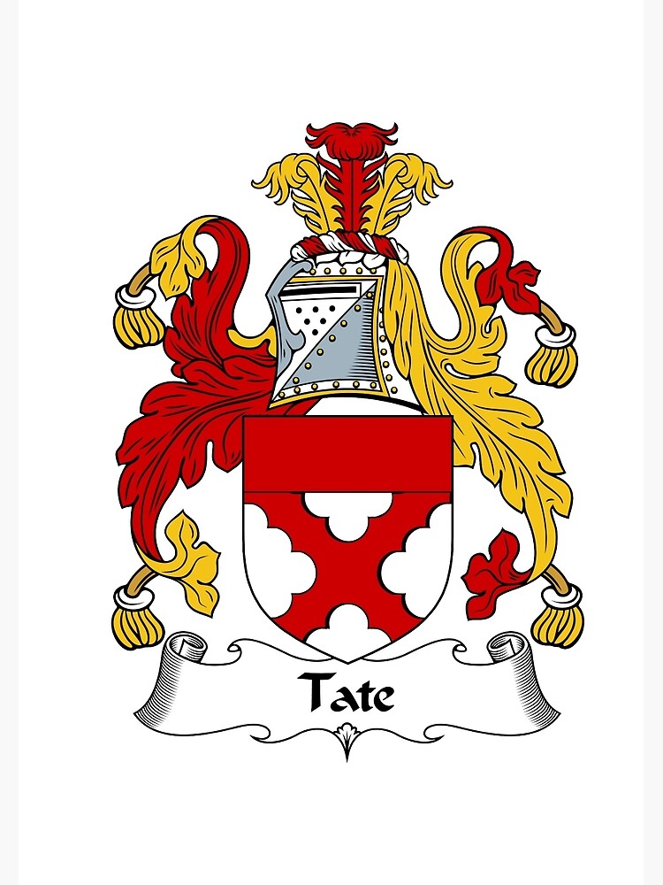 "Tate Coat of Arms / Tate Family Crest" Spiral Notebook for Sale by ...