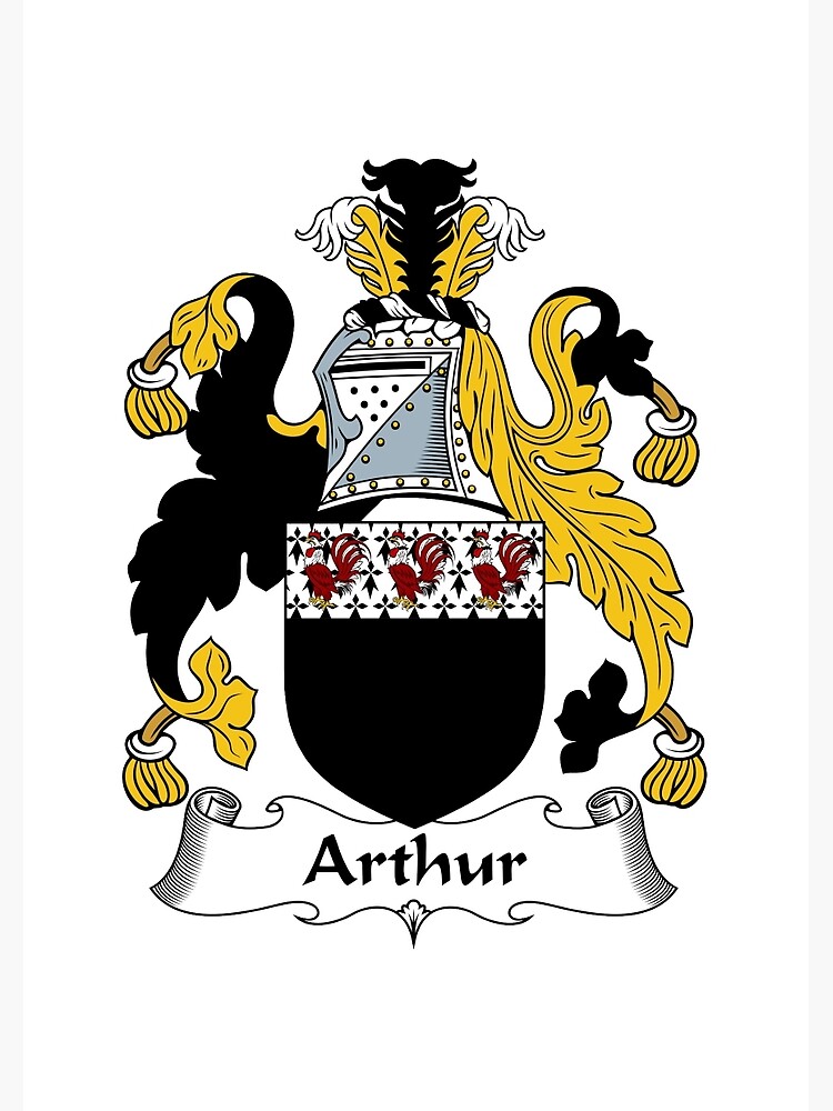 "Arthur Coat of Arms / Arthur Family Crest" Spiral Notebook for Sale by ...