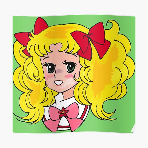 "CANDY CANDY WHITE ANIME MANGA FAN ART" Poster for Sale by ElioEvang ...