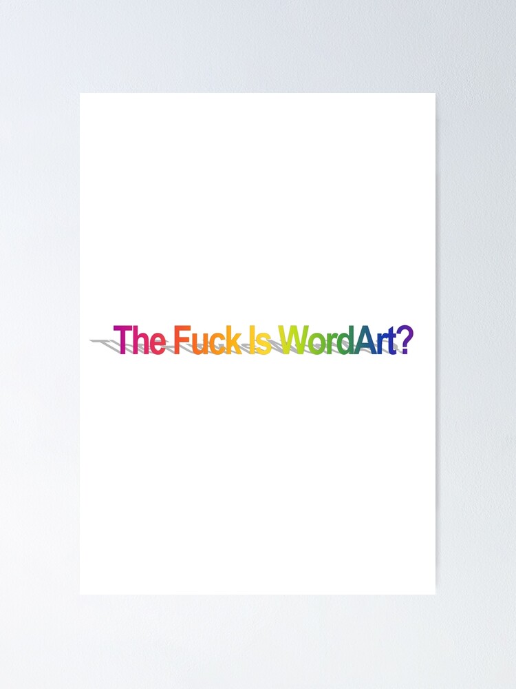 "The Frick Is Word Art" Poster for Sale by DataDumb | Redbubble