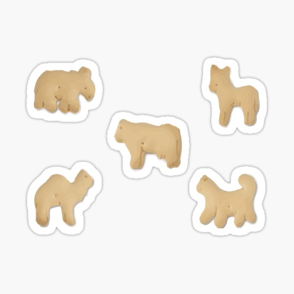 "Animal crackers" Sticker for Sale by ampp | Redbubble
