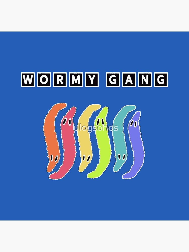 "wormy gang" Poster for Sale by ulogsohos | Redbubble